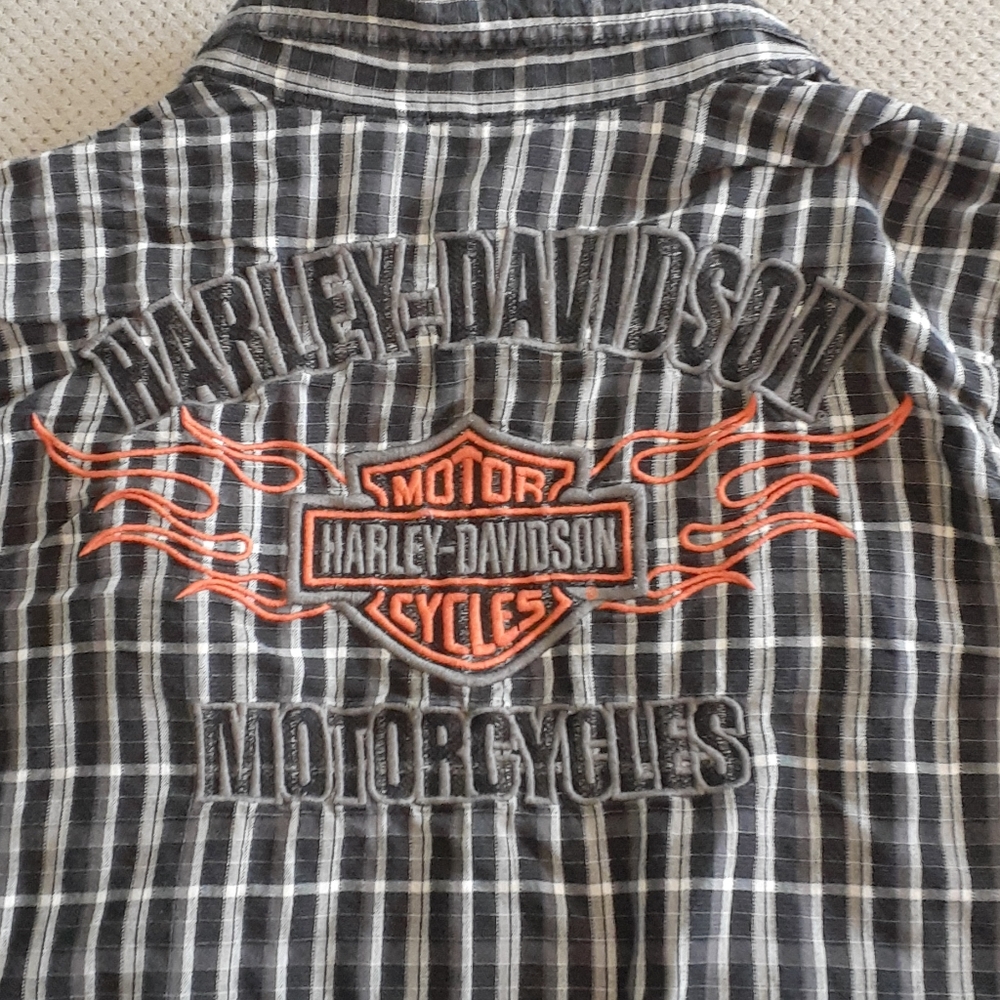 Mens Harley Davidson Button Down - Gem